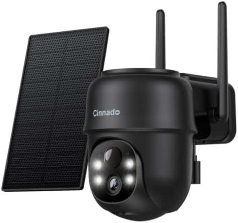Amazon.com : Cinnado 2K Cameras for Home Security-2.4G WiFi Outdoor ...