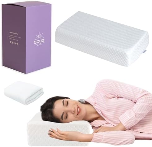 Amazon.com: Cube Pillow with Adjustable Memory Foam for Side Sleepers ...