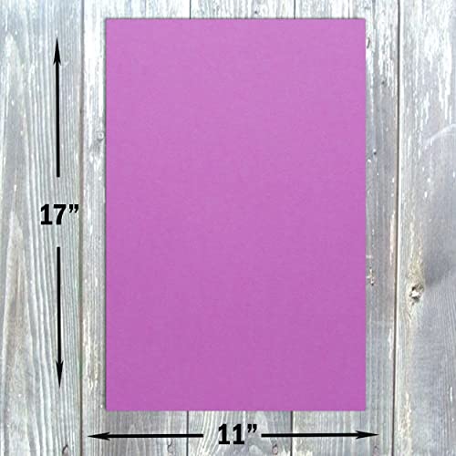 Snapklik.com : Colored Cardstock Paper 11" X 17" Pearly Purple Color ...
