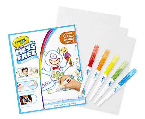 Snapklik.com : Crayola Color Wonder Paintbrush Pens & Paper