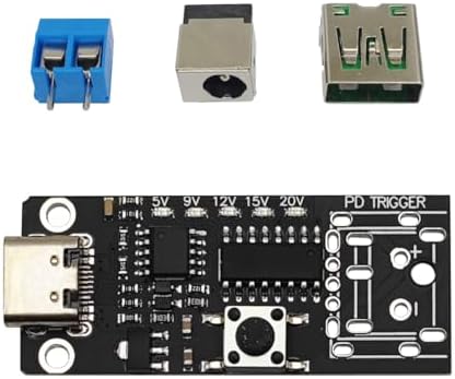 Amazon.com: USB-C QC PD3.0 Trigger Module Type-C Female Interface 5V 9V ...