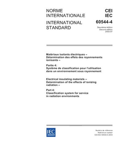 IEC 60544-4 Ed. 2.0 b:2003, Electrical insulating materials ...