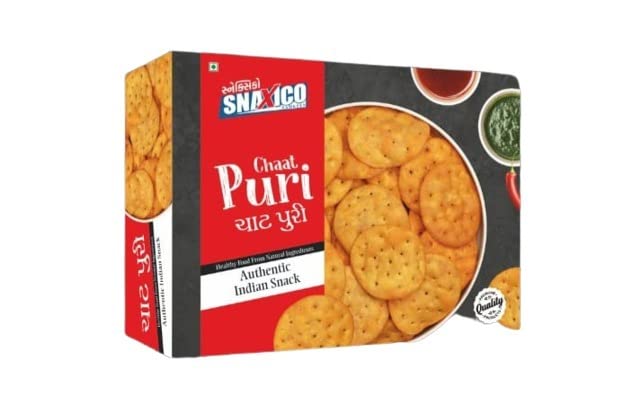SNAXICO Chaat Puri Snack | Delicious Namkeen and Snacks | Ready to Eat ...