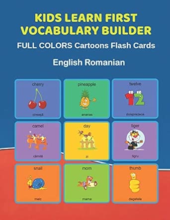 Amazon.com: Kids Learn First Vocabulary Builder FULL COLORS Cartoons ...