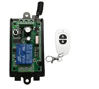 DC 9V 12V 24V 1 CH 1CH RF Wireless Mini Switch Relay Receiver Remote ...