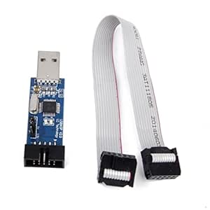 MJH New 51 AVR ISP Programmer Adapter USBASP Downloader for ATMEL AVR ...