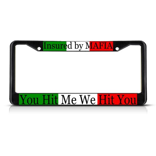 Compare Price: mafia license plate frame - on StatementsLtd.com