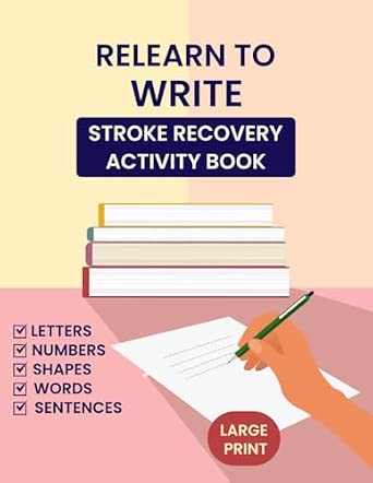 Amazon.com: Relearn to Write Stroke Recovery Activity Book: Performing ...