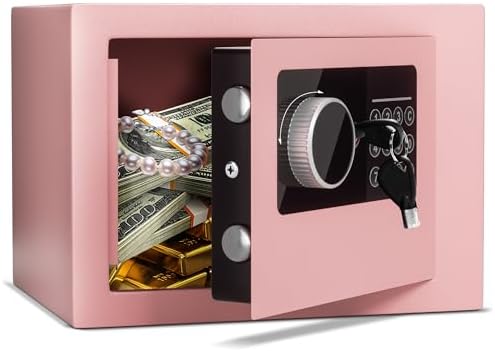 Digital Electronic Money Safe, Steel Security Lock Box with Keypad ...