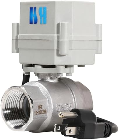 Amazon.com: U.S. Solid 1" Motorized Ball Valve with US Plug 110VAC ...