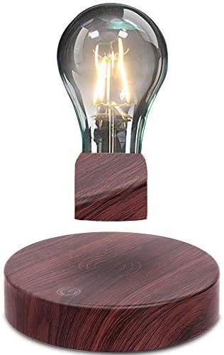 VGAzer Magnetic Levitating Floating Wireless LED Light Bulb Desk Lamp ...