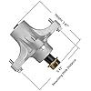 Amazon.com: Fourtry 117-7439 Spindle Fit for Toro Time Cutter Mower ...