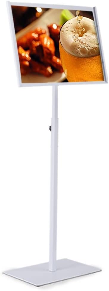 Adjustable Sign Stand for Display,Tall Sign Holder Floor Stand with ...