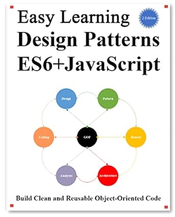 Easy Learning Design Patterns ES6+ Javascript (2 Edition): Build Clean and Reusable Object ...