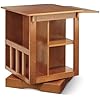 Amazon.com: Hammacher Schlemmer Rotating End Table - Walnut, Rotates ...