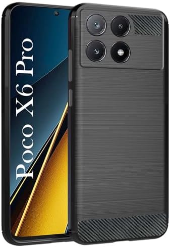 Jkobi Back Cover Case for Poco X6 Pro 5G (Hybrid Armor Case | Carbon ...