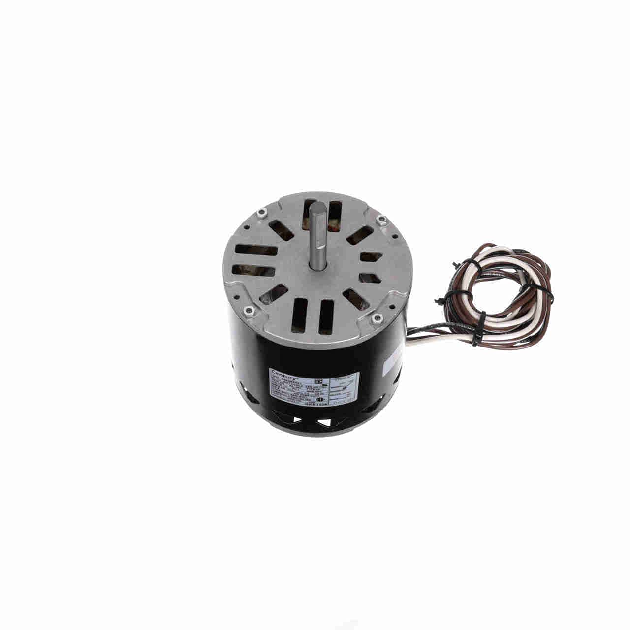 Motor, PSC, 1/2 HP, 825 RPM, 230V, 48Y, OAO: Electric Fan Motors ...