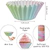 Amazon.com: ZCCLINN Mini Cupcake Muffin Liners - 600 Count Gradient ...