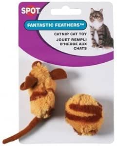 Amazon.com : Ethical Tiger Stripe Mouse and Ball - Catnip Toy : Pet ...