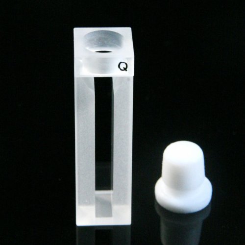 Micro Quartz Cuvette White 1.4ml 1cm Stopper Cell Cuvettes, Light Width ...