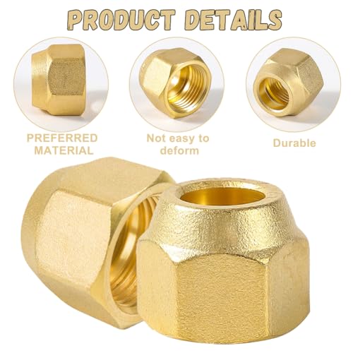 Flaring Union Nut 5/8 Inch for Refrigerant Line 5/8 Inch Air ...
