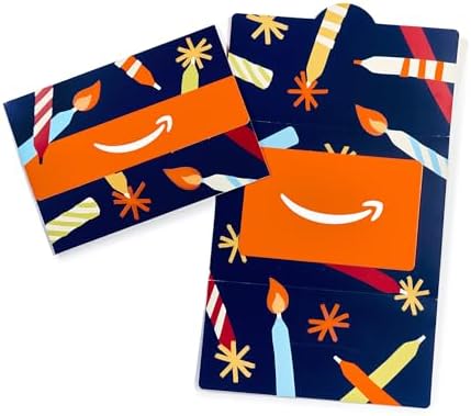 Amazon Physical Gift Card in a Mini Envelope - Candlelight Celebration ...