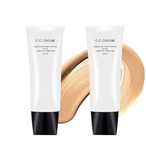 Amazon.com: 2PCS Perbella Cc Cream Self Adjusting For Mature Skin,Cc Cream For Older Women ...