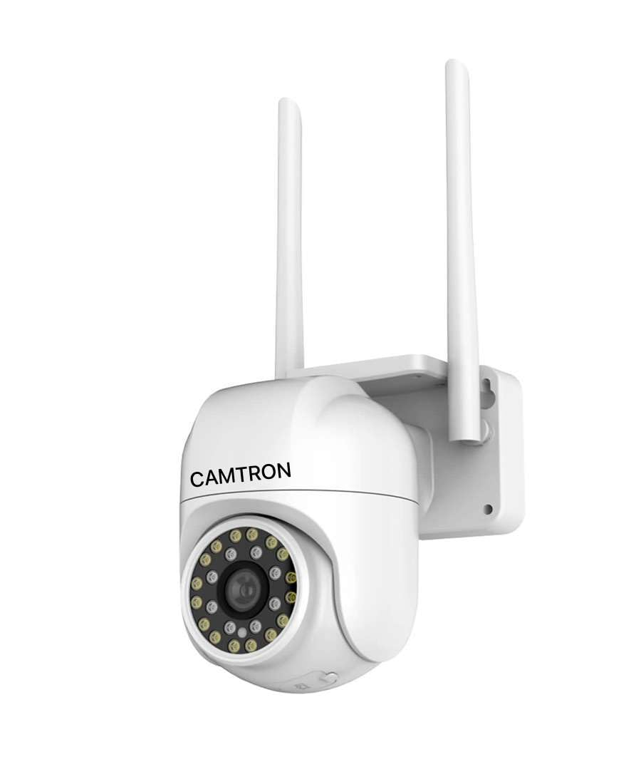 Buy CAMTRON Wi-Fi Smart Outdoor 360° PTZ Camera with Live Monitoring ...