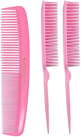 Amazon.com : Allegro Combs All Purpose Combs 3 Row Combs Detangle Combs ...
