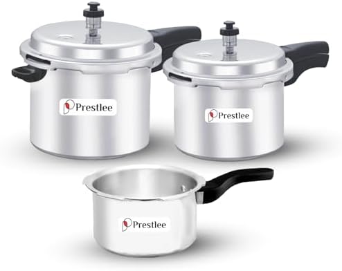 Buy Pigeon By Stovekraft Special Aluminium Pressure Cooker Combo with ...
