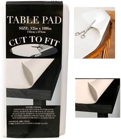 Amazon.com: Newbridge Quilted Waterproof Cut to Fit Table Pad Protector ...