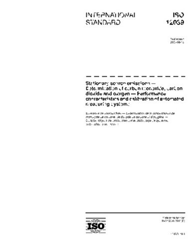 ISO 12039:2001, Stationary source emissions - Determination of carbon ...