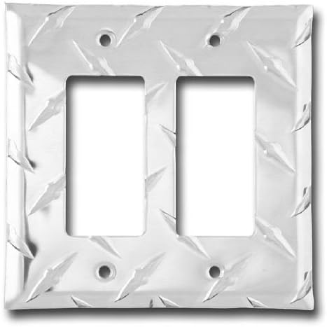 Double GFI Cover (1, Natural Silver) - Amazon.com