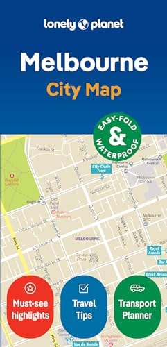 Lonely Planet Melbourne City Map: Durable, Waterproof, Easy-Fold ...