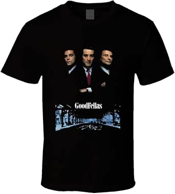 Drip Cartel Goodfellas Retro Gangster Movie T Shirt L Black | Amazon.com