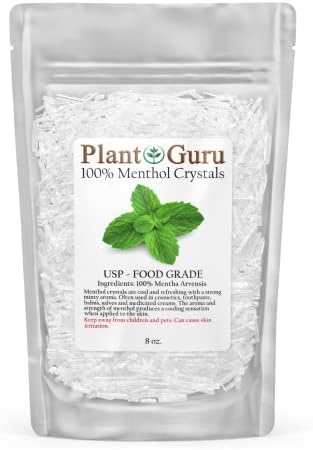 Amazon.com: 4oz - Premium Menthol Crystals 100% Natural by Greenals ...