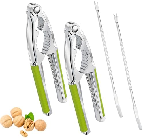 Amazon.com: Anglekai Nut Crackers, 8Pcs Multi-Purpose Cracker Tools ...