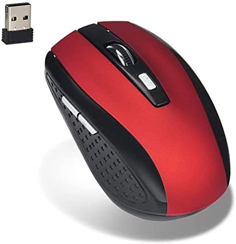 Wireless Mouse,2.4Ghz 1600Dpi Wireless Optical Mouse 6 Key Wireless Mouse,for Games Office ...