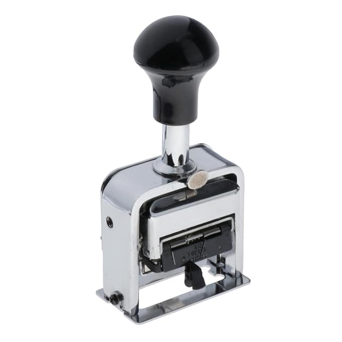 BNF Coder - 8 Digit Automatic Numbering Machine - Metal Date Stamp -208 ...