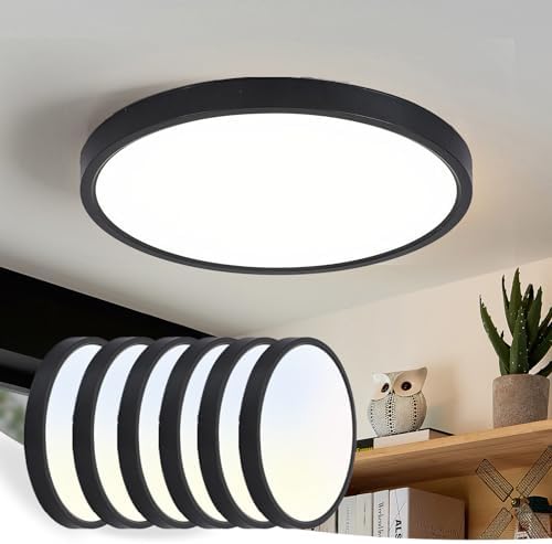 Matane 15.4in LED Flush Mount Ceiling Light Fixture with Night Light ...