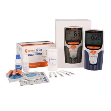 Buy HbA1c Analyzer Kit with 1 Sampler, Buffer A & B, pack of 25 strips ...