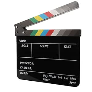 Buy Movie Directors Clapboard, 11.8 X 9.8 Inch Acrylic Movie Film Clap ...