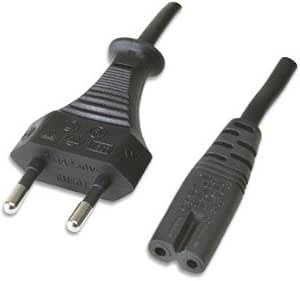 Manhattan Power Cable C7 to Italian 0.5 m Black: Amazon.co.uk ...