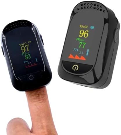 Colorsole Digital Pulse Oximeter, LED Display, SpO2 and Heart Rate ...