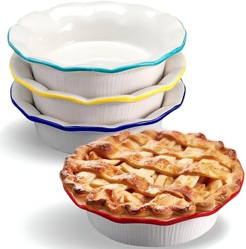 Amazon.com: Sweese 521.003 Porcelain, Mini Pie Pan Set, 6.5 Inch - 12 ...