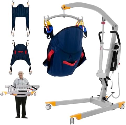 Amazon.com: Aluminum Electric Patient Lift for Home, Lightweight ...