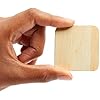 Amazon.com: Bright Creations 60 Pack 2x2 Wood Squares for Crafts, 2.5mm ...
