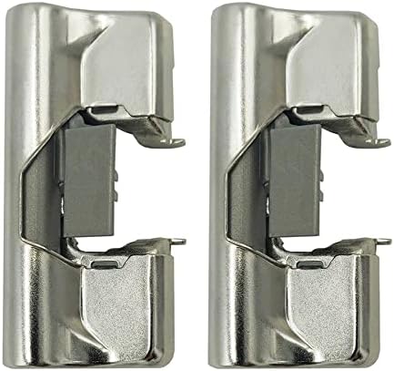 Set of 4 Add On Soft Close Cabinet Hinge Adaptor 100° Cupboard Door ...