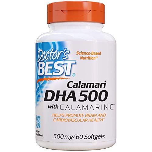 Doctor's Best Best DHA 500 from Calamari, 500 mg Softgels | Amazon ...