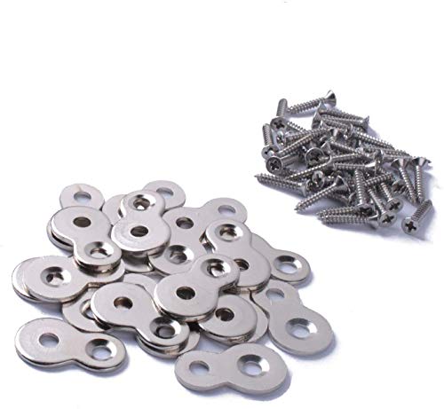 Snapklik.com : (Pack Of 40) Figure 8 Table Top Fasteners